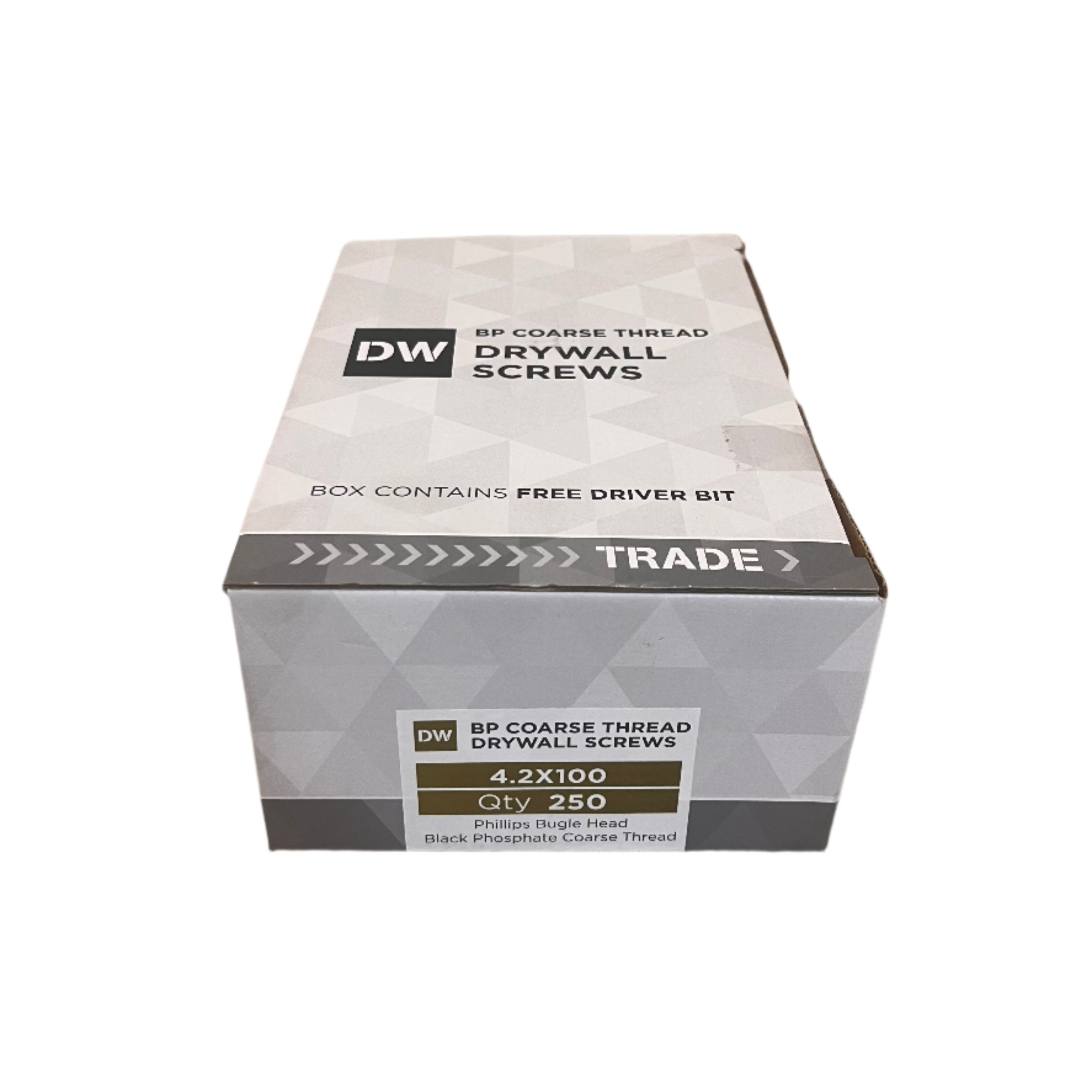 DRYWALL SCREW PH2 4.2MM X 100MM BLACK (250PCS) | Henshaws Roofing ...