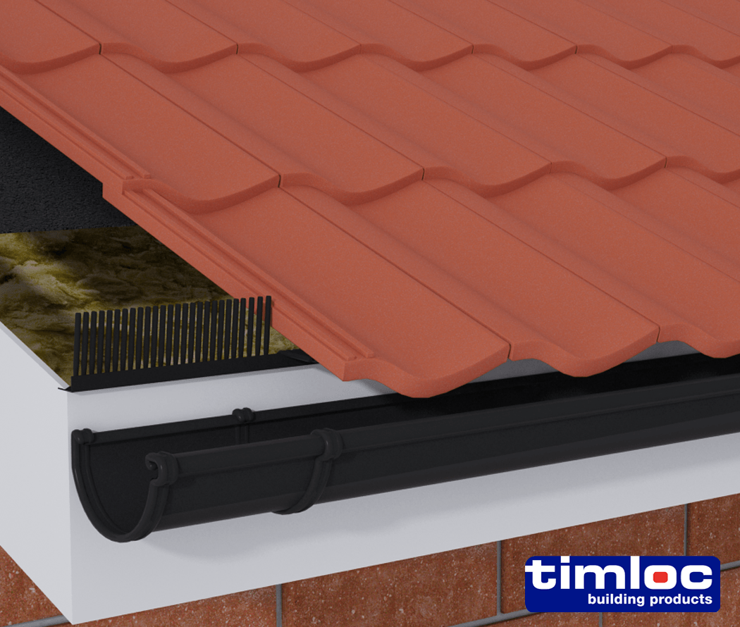 TIMLOC EAVES COMB FILLER - 1M | Henshaws Roofing & Building