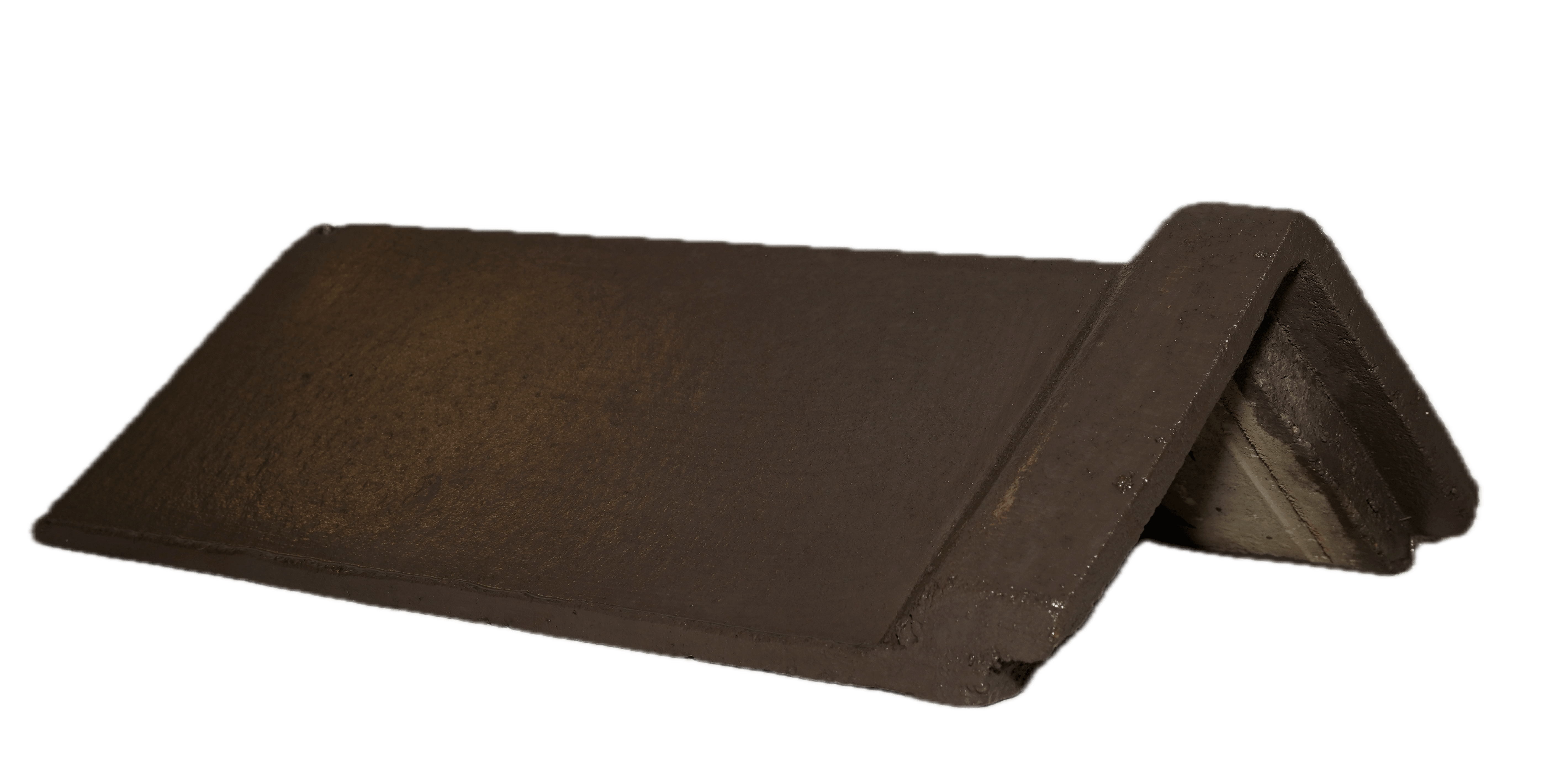 SANDTOFT CONC ANG CAP RIDGE 105° - DARK GREY | Henshaws Roofing & Building