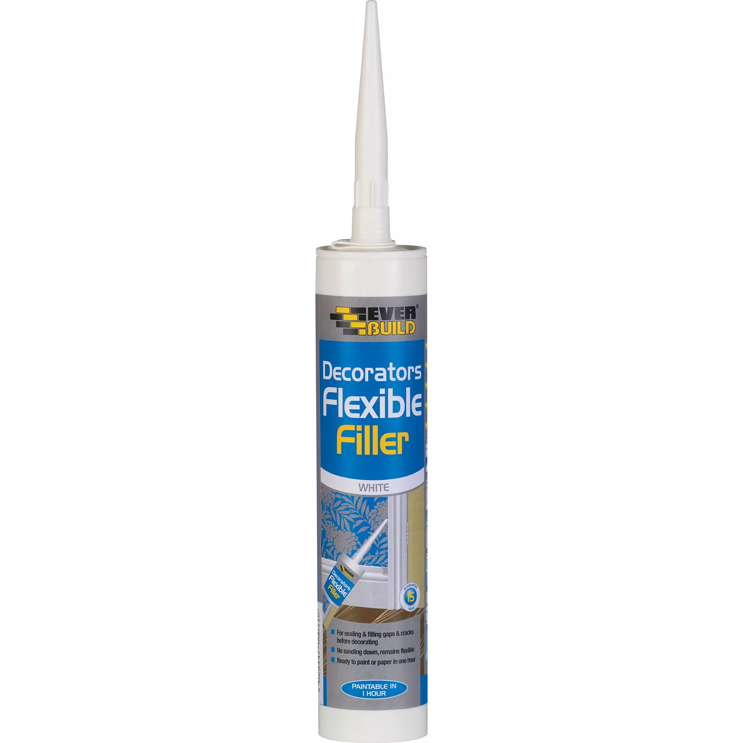 EVERBUILD® DECORATORS FLEXIBLE FILLER 200ML | Henshaws Roofing & Building